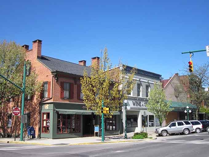 Lewisburg's downtown corner serves up red brick charm and a wine shop, basically the perfect Saturday afternoon.