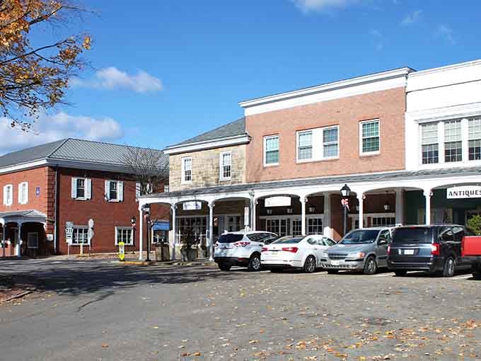 Ligonier's covered walkways and brick storefronts invite you to slow down and stay awhile.
