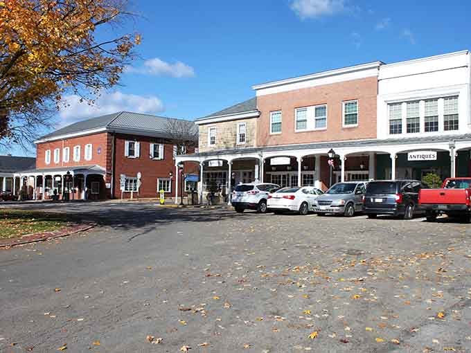 Autumn leaves scatter across the Diamond like nature's confetti, welcoming you to Ligonier's charming town square.
