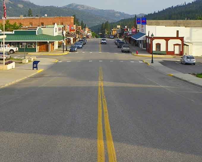 Republic's wide main street stretches toward the mountains like a welcome mat the size of a small town.