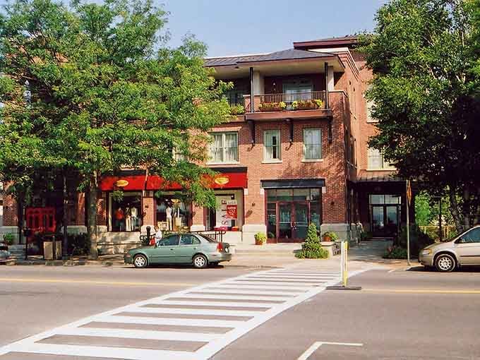Downtown Skaneateles looks like a movie set where someone forgot to yell "cut" and everyone just stayed.
