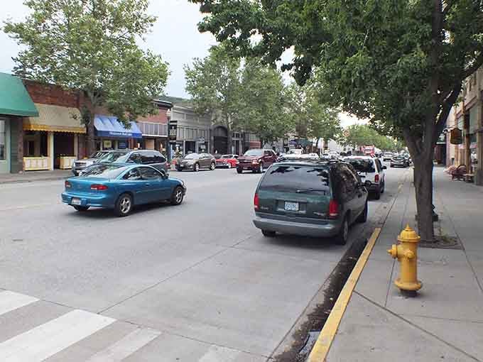 Main Street Dayton looks like someone hit pause on 1920, except the coffee's better and parking is actually free.