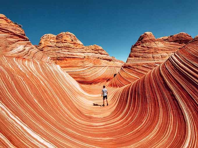 Standing inside The Wave feels like being swallowed whole by the world's most beautiful painting.