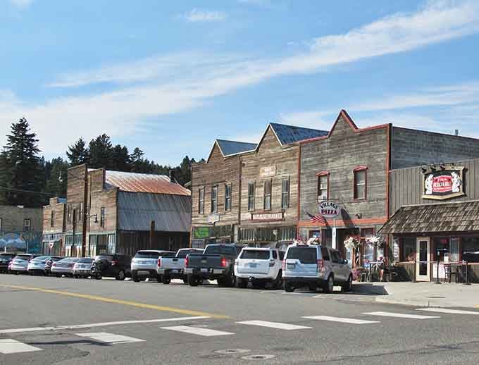Pennsylvania Avenue's weathered wooden storefronts stand proudly, proof that good bones never go out of style.
