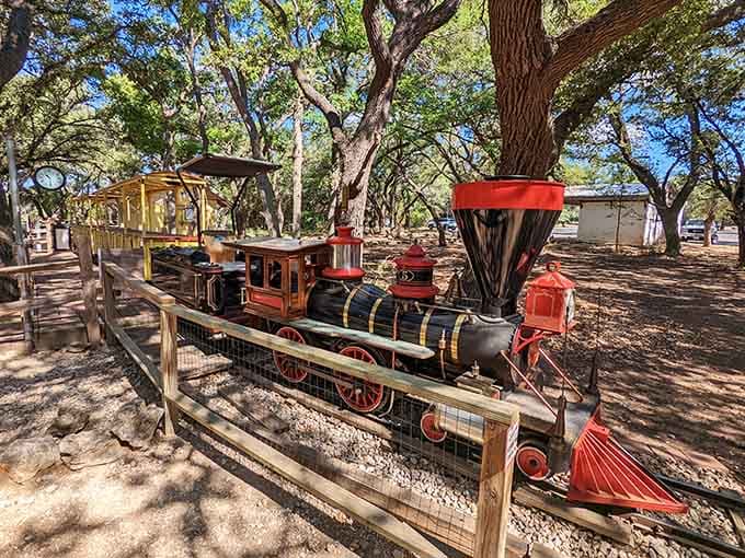 That gleaming locomotive isn't just for show; it's your ticket to a slower, sweeter kind of adventure.