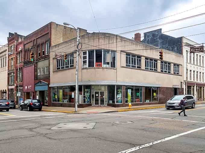 Downtown Steubenville's historic architecture stands proud, proving that character doesn't need a facelift to shine beautifully.