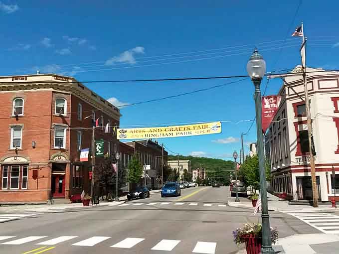 Wide streets and mountain views remind you that small-town charm never goes out of style.