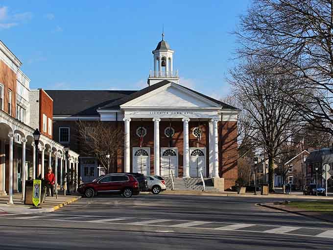 That bell tower isn't just pretty &mdash; Ligonier Town Hall means business, beautifully.