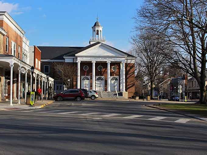 That stately courthouse anchors the Diamond perfectly, standing proud like a town elder watching over generations of visitors.