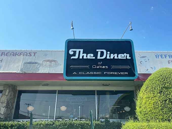 A Classic Forever isn't just a tagline under that bold retro sign, it's a genuine promise kept daily.