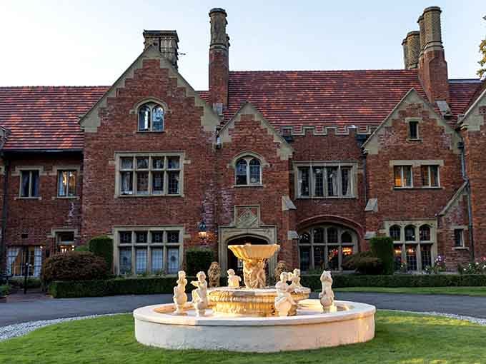 That fountain courtyard could host a Jane Austen tea party, and nobody would bat an eye at the setting.