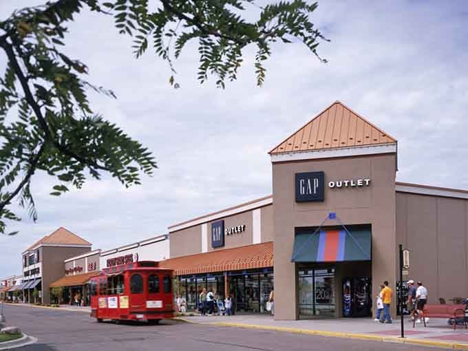 The Gap Outlet stands ready to dress you from head to toe without requiring a second mortgage payment.