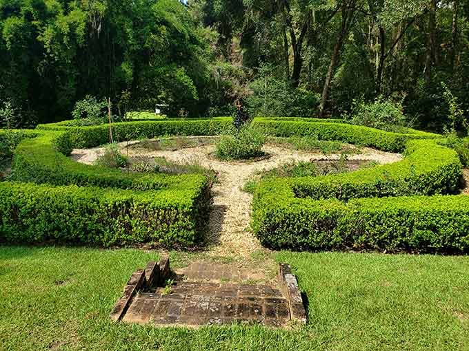 The knot garden at Maclay proves that hedges, when given proper attention, can become genuine works of art.