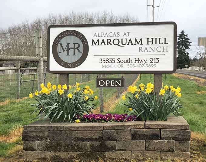Spring blooms frame the entrance to what might be Oregon's most therapeutic destination yet.
