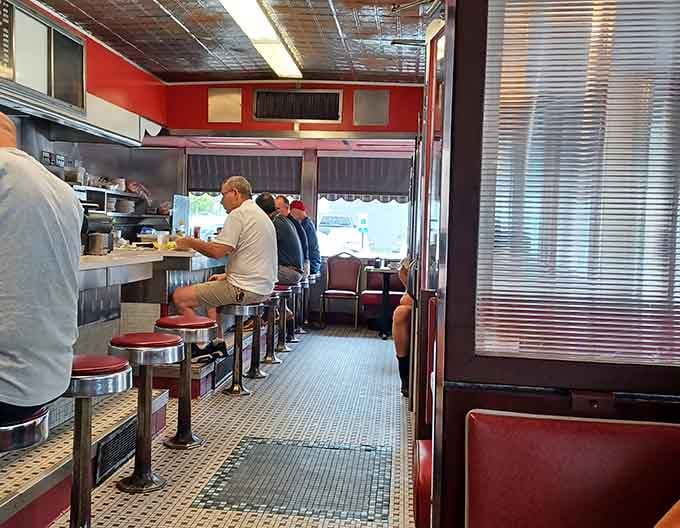 Every stool at this counter has a story, and the regulars sitting here could fill a very good book.