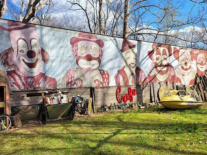 Six clown faces that would make even Stephen King say, "Yeah, that's a bit much."