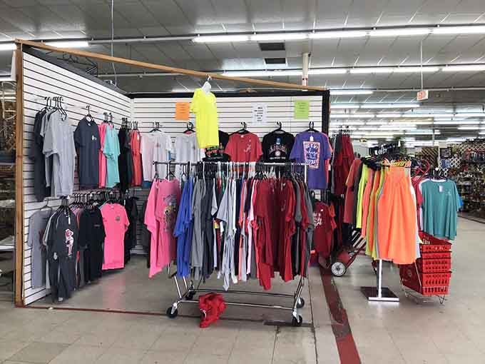 Racks packed with color and variety, because your wardrobe deserves better than full retail price.