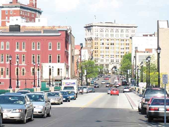 Court Street hums with real life, the kind of city energy that doesn't cost you your savings.
