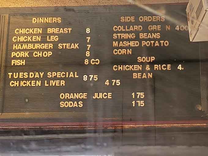 A menu board this honest and straightforward deserves a standing ovation. No foam, no fuss, just real food done right.