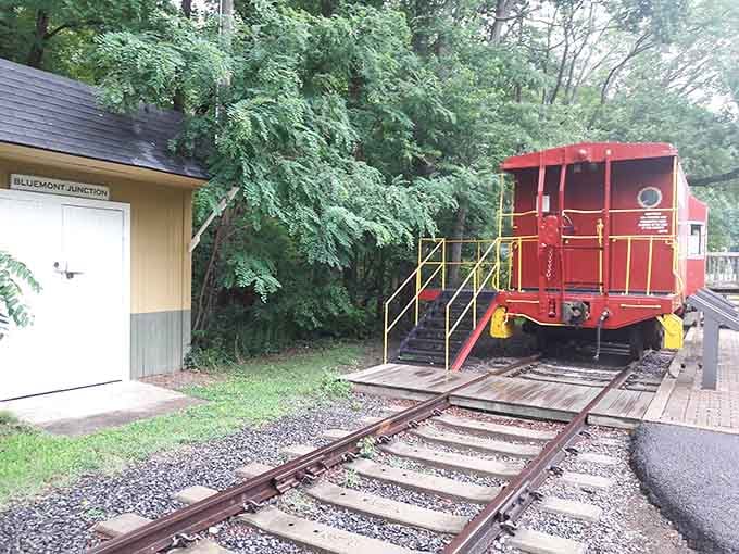 The little station building says "Bluemont Junction," and suddenly you feel like you've stepped back in time.