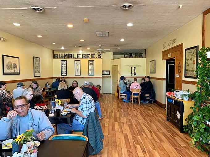 A full dining room at breakfast says everything you need to know about a restaurant's reputation.
