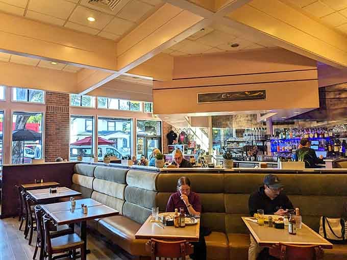 Retro meets modern in a space that feels like coming home, if home had really good coffee and better food.