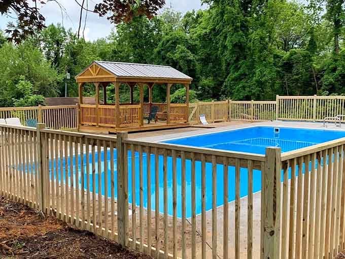 That moment when your castle comes with a pool, proving that modern royalty knows what really matters.