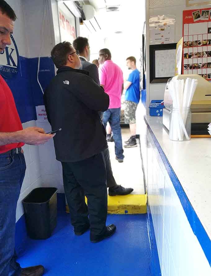 A line snaking toward the counter is the oldest, most honest restaurant review you'll ever see.