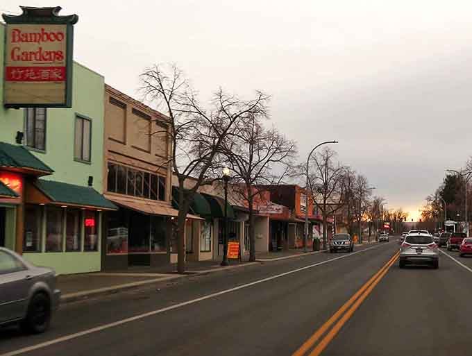 Downtown's storefronts tell stories of businesses that survived because neighbors actually shop local here, imagine that.