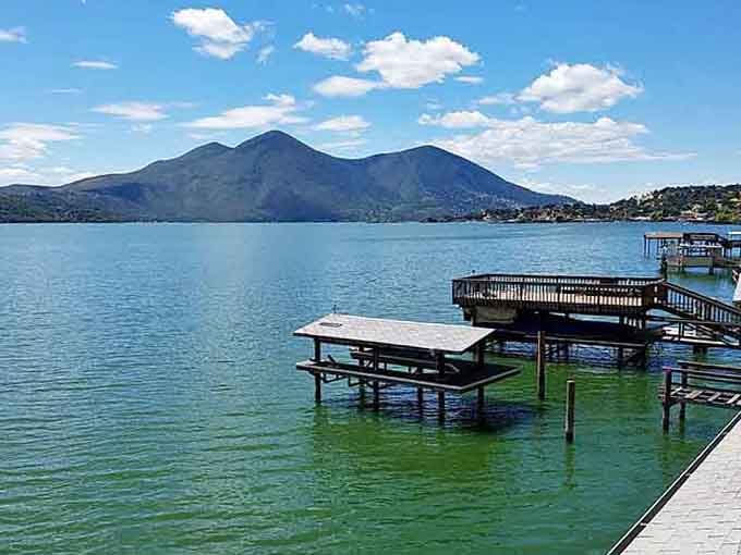 That green water isn't a problem. It's Clear Lake doing what it's done for nearly half a million years.