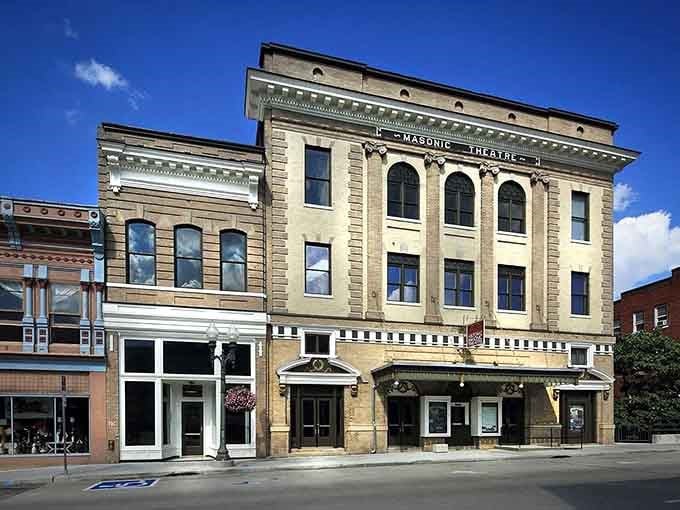 Live performances, arched windows, and mountain air: the Masonic Theatre is what culture looks like when it means business.