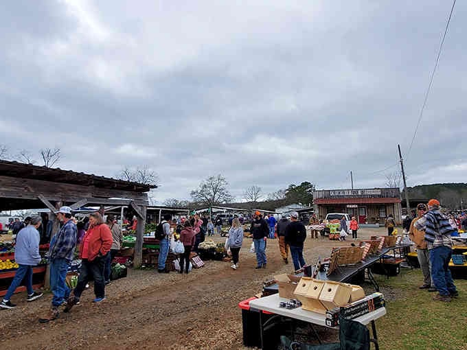 When this many people gather before noon on a Saturday, you know something special's happening beyond sleeping in.
