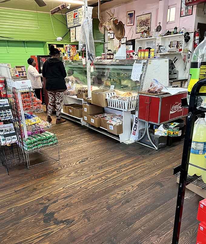 Step inside Cooper's and find wide-plank floors, a deer mount, and serious barbecue waiting for you.