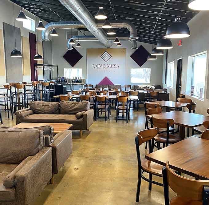Sink into a sofa or pull up a chair, either way, nobody's rushing you out the door at Cove Mesa.