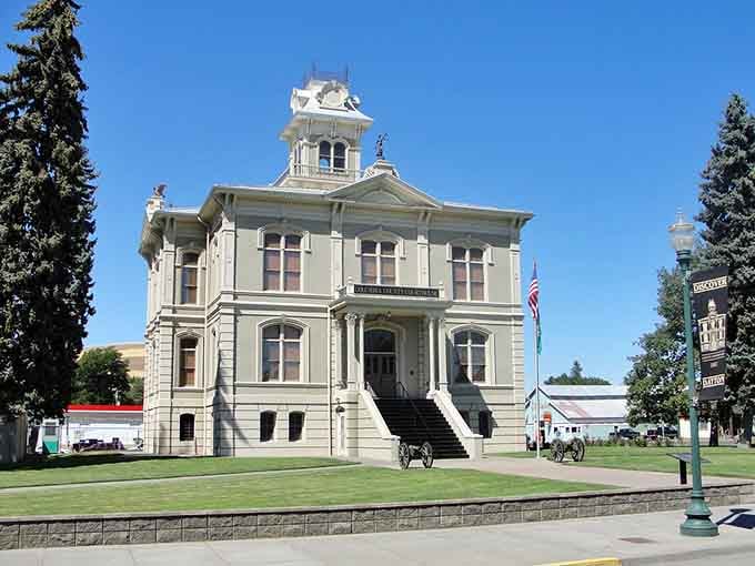 The oldest working courthouse in Washington State, still standing tall and meaning business since 1887.