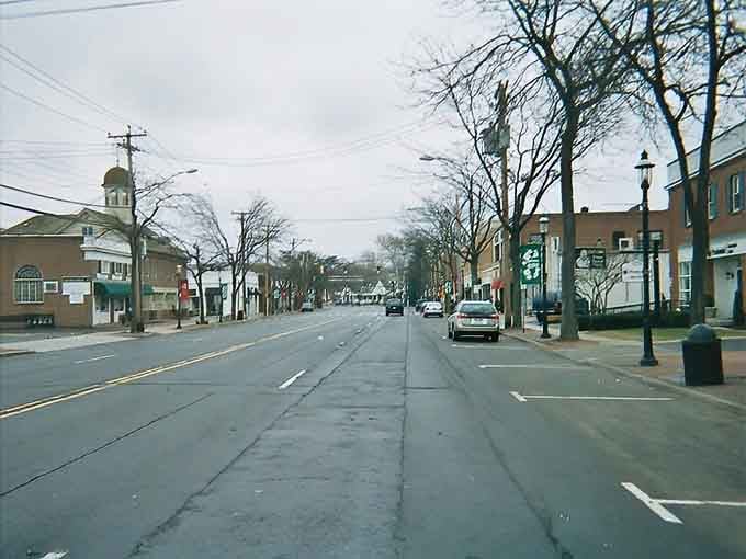 Downtown Fairfield stretches out like a living postcard, where history and modern life share the same perfectly kept street.