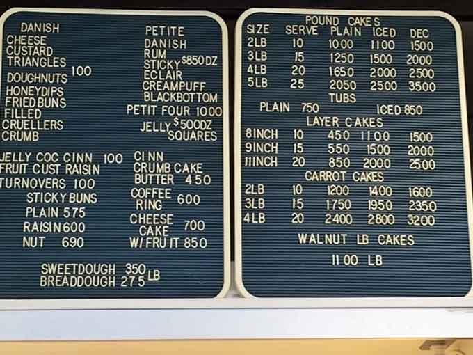 A menu board this honest and straightforward deserves its own hall of fame induction ceremony.