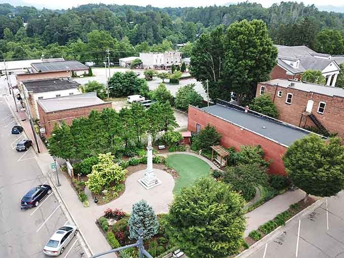 Downtown Franklin's town square proves that the best gathering spots don't need to be fancy, just genuine.