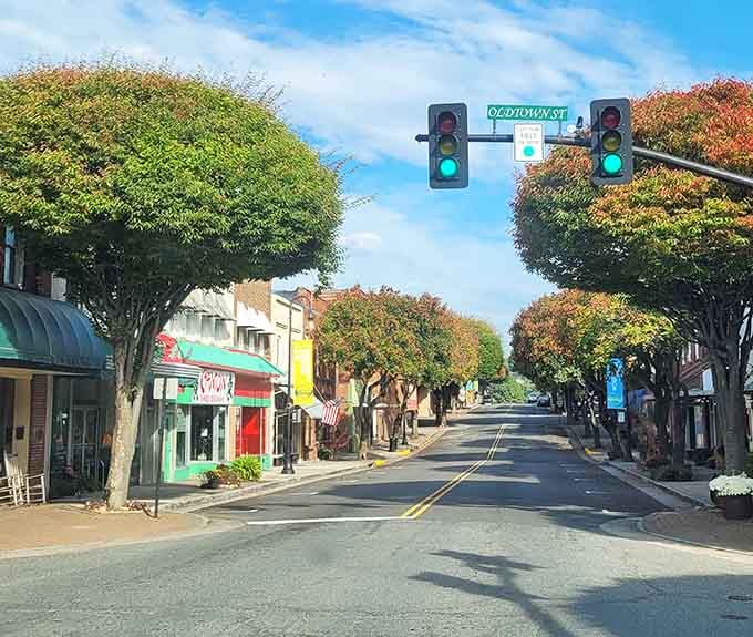 When autumn paints Main Street in gold and crimson, you'll understand why some folks never leave.