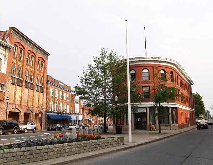 Downtown Gardner's warm brick facades glow at dusk, telling stories of a city that refuses to be forgotten.