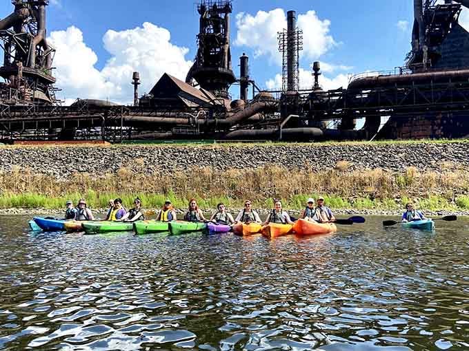 When industrial heritage meets outdoor adventure, you get views that belong on postcards, not Instagram filters.