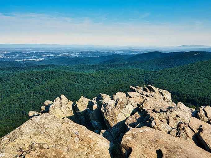 When the Shenandoah Valley spreads out before you like this, suddenly that steep climb makes perfect sense.