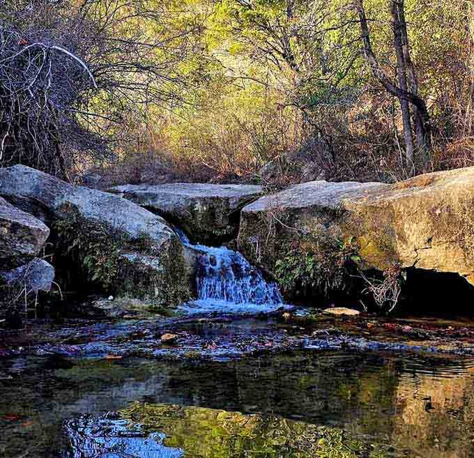 Water finds its way through ancient limestone like it's been doing this forever. Because it has.