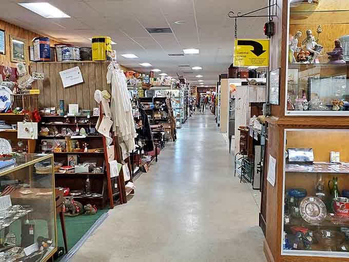 Clean, well-lit spaces prove that antique stores don't have to feel like dusty attics from horror movies.