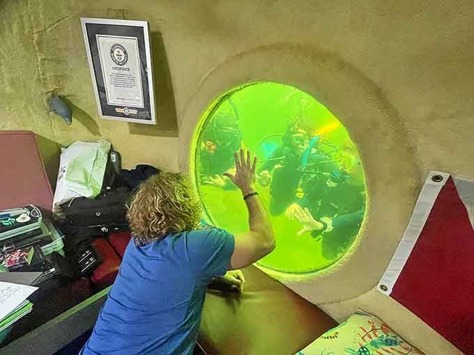 Making new friends through the porthole beats any hotel lobby meet-and-cute you've ever experienced.
