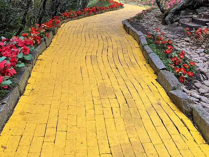 The yellow brick road on Beech Mountain is as real as it gets, and every bit as golden as you imagined.