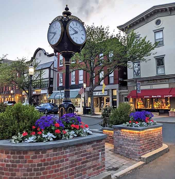 That downtown clock tower isn't just telling time. It's telling you to slow down and stay a while.