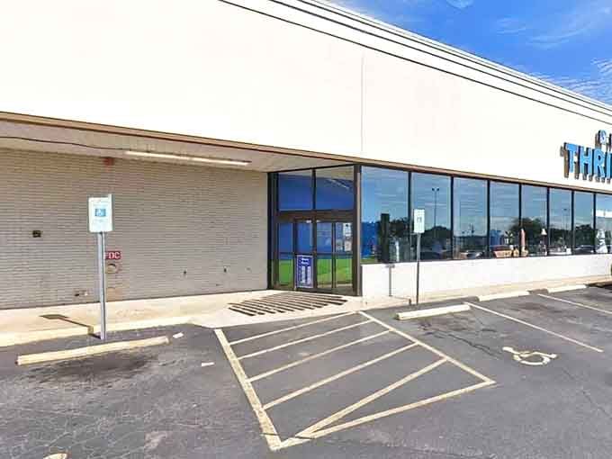 That blue sign out front isn't just a store name, it's practically a invitation to save serious money.