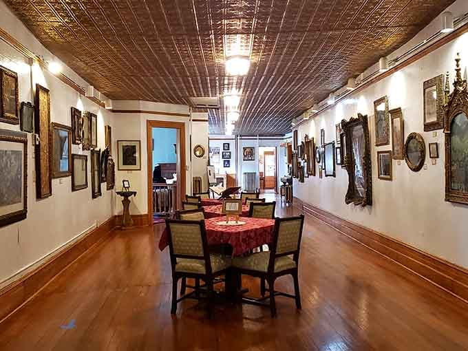 Walls lined with history and tin ceilings that have seen more drama than a Victorian soap opera.