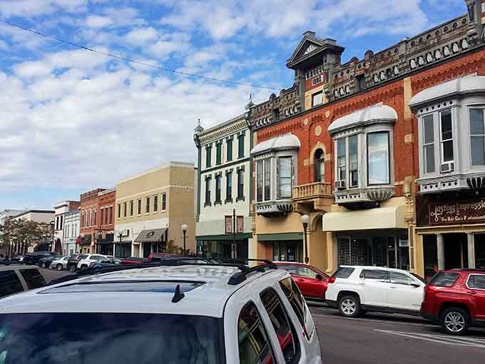 Downtown New Ulm's ornate Victorian brick facades prove that small towns can have seriously big architectural ambitions.